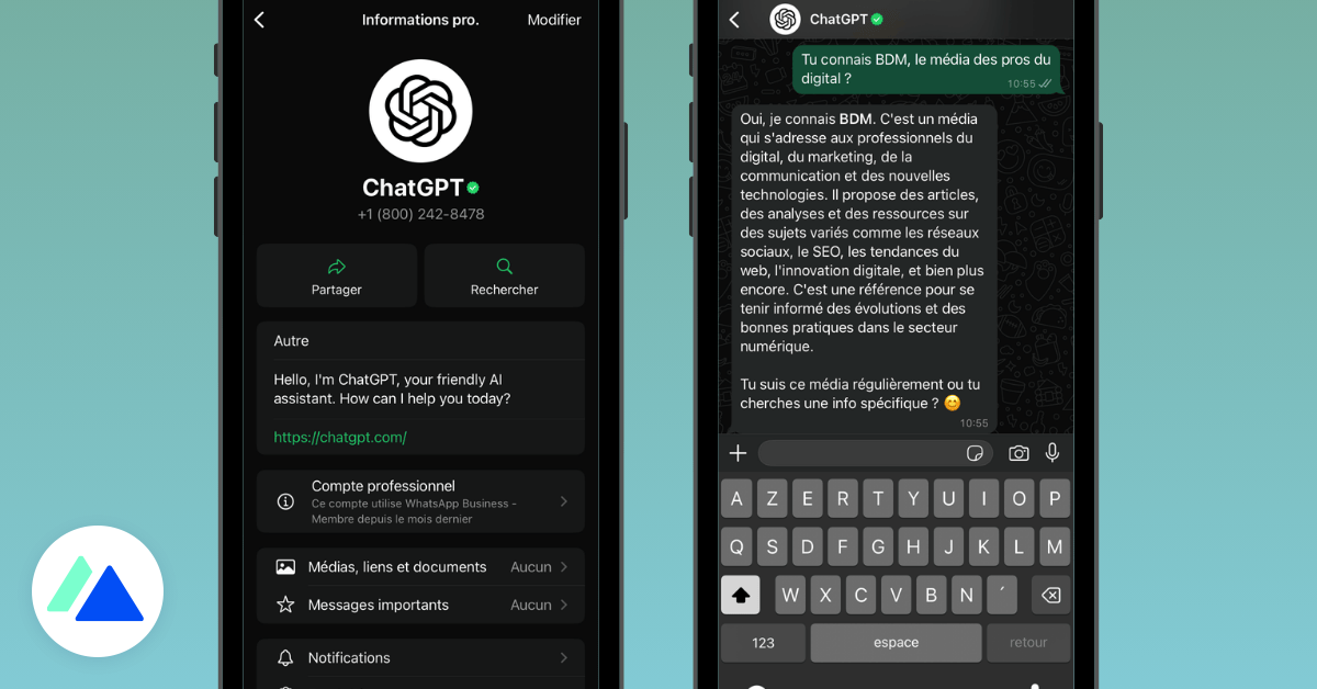 ChatGPT est disponible dans WhatsApp : comment discuter avec le chatbot