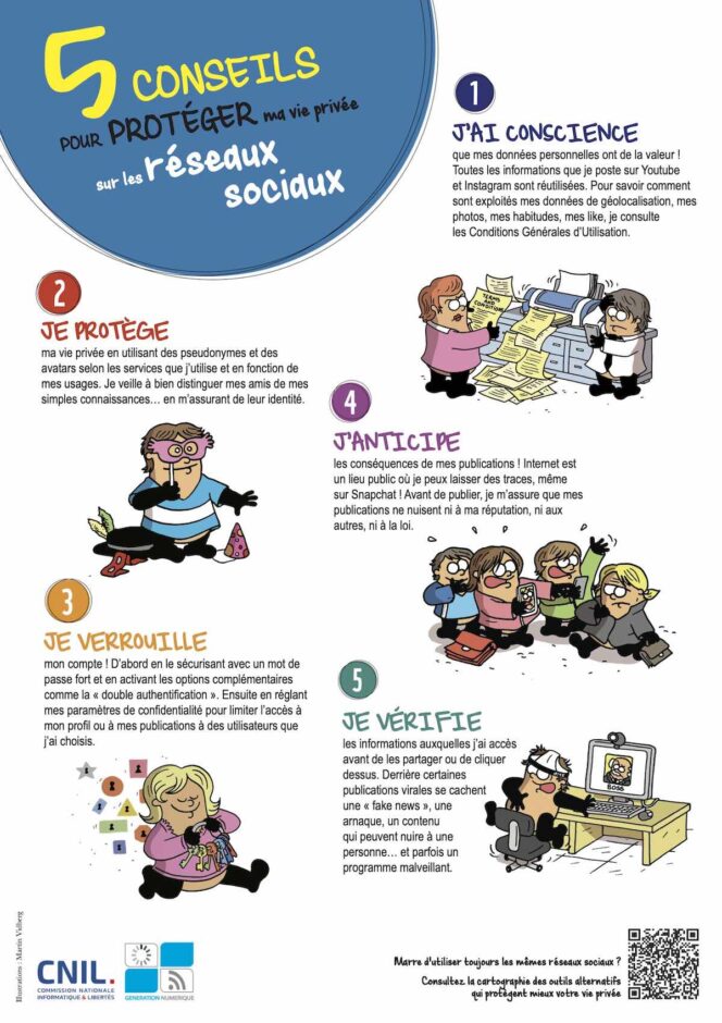 10 conseils pour protéger sa vie privée sur les réseaux sociaux