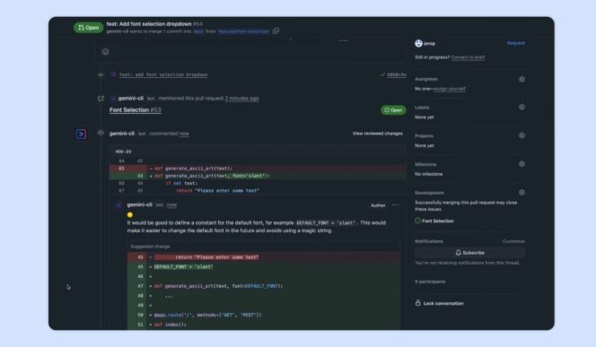 Google étend Gemini CLI à GitHub pour automatiser les workflows de ...