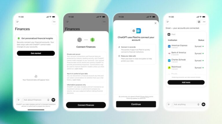 ChatGPT intègre une fonctionnalité pour gérer ses finances personnelles
