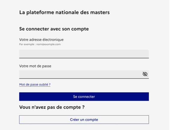 Plateforme Mon Master : Le tuto, étape par étape