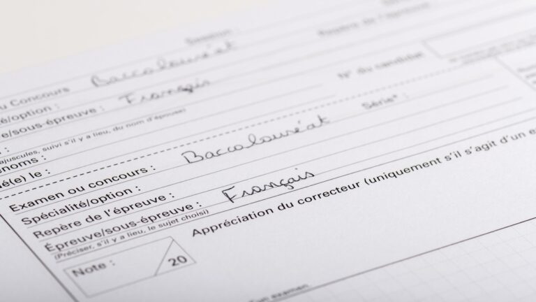 Comment remplir l’entête de sa copie au bac