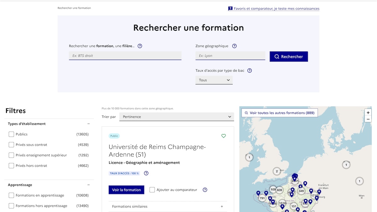 Parcoursup ouvre ses portes pour la session 2025