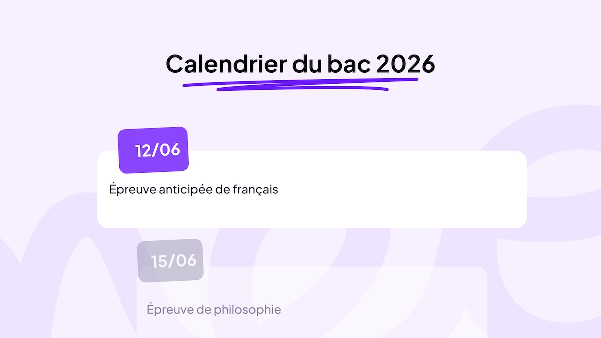 Les dates du bac 2026