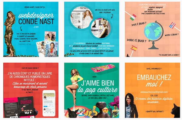 Instagram, simple et pratique pour diffuser son CV