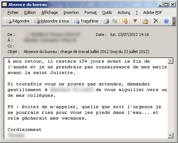 33 messages d’absence originaux pour vos congés